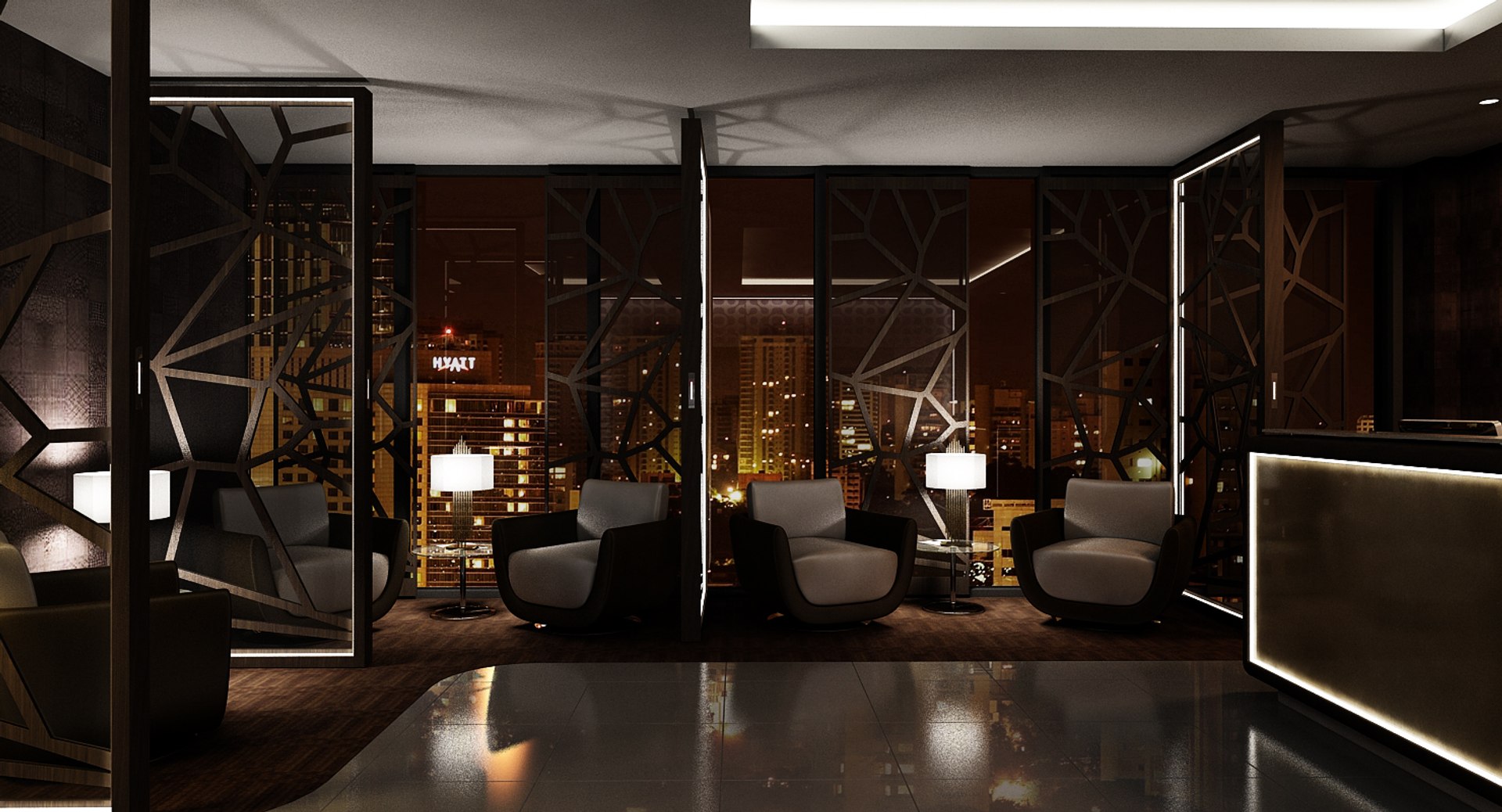 Interior Office Scene Max