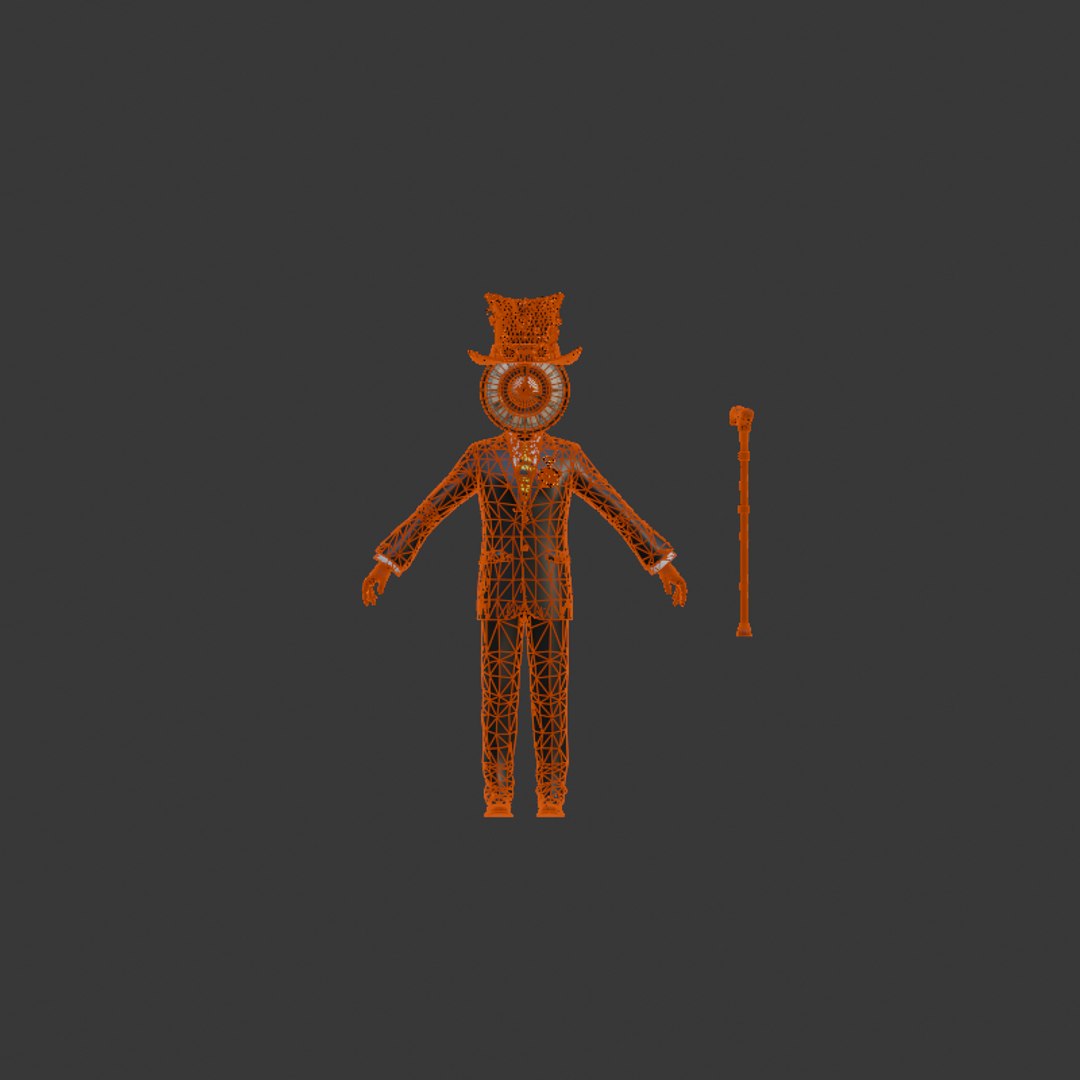 3D Chief-clockman - TurboSquid 2270707