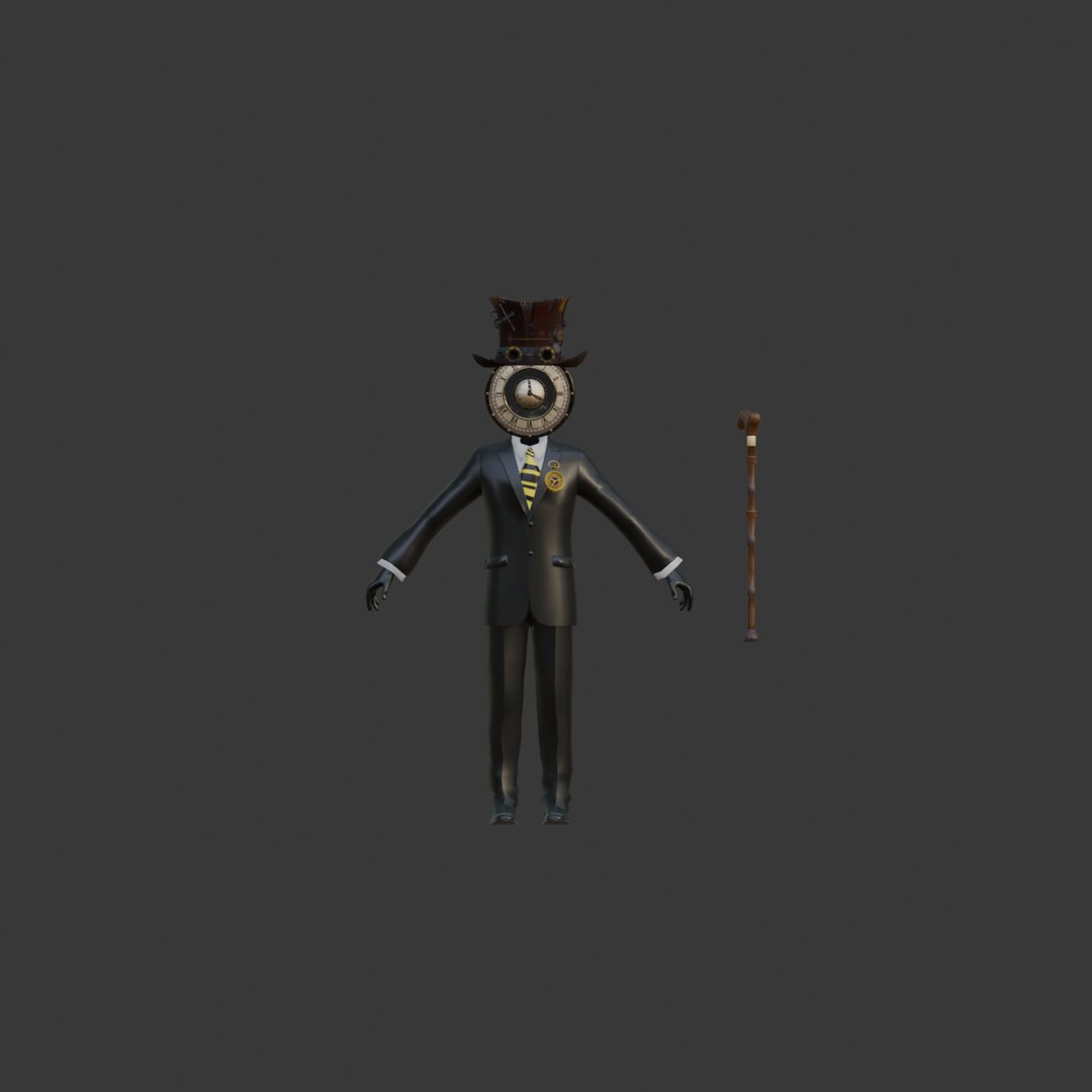 3D Chief-clockman - TurboSquid 2270707