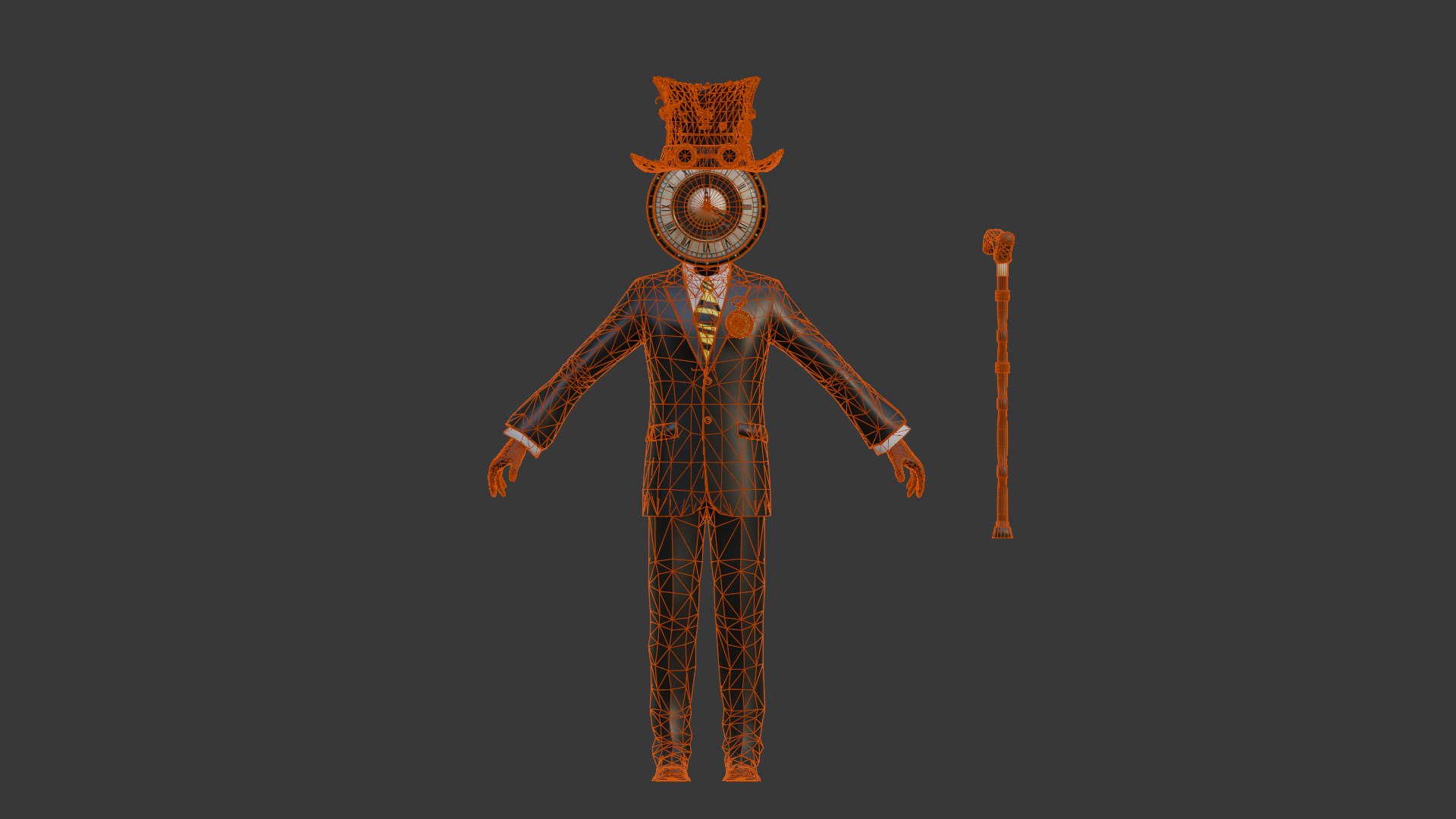 3D Chief-clockman - TurboSquid 2270707