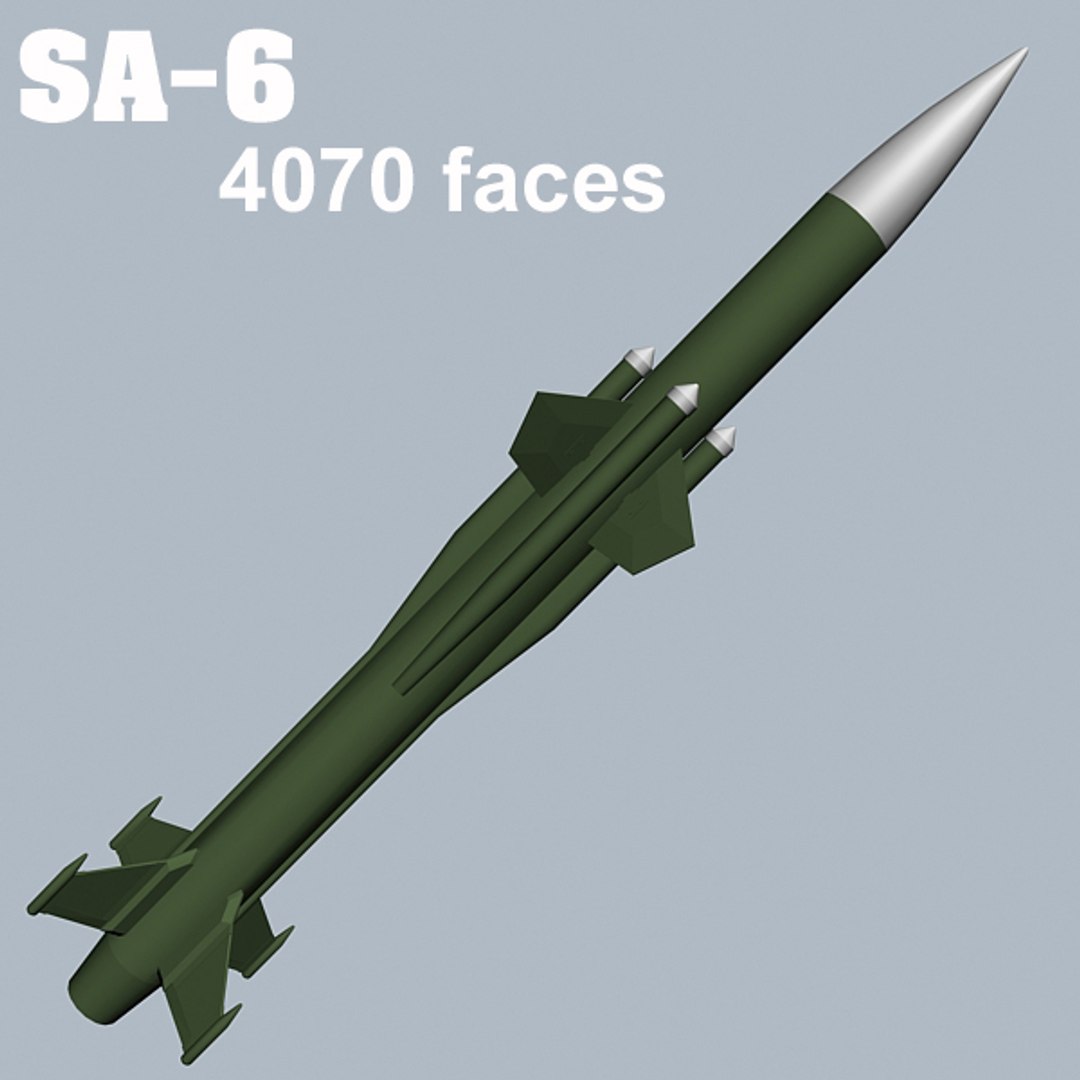 Missiles Russian Sam 3d Model