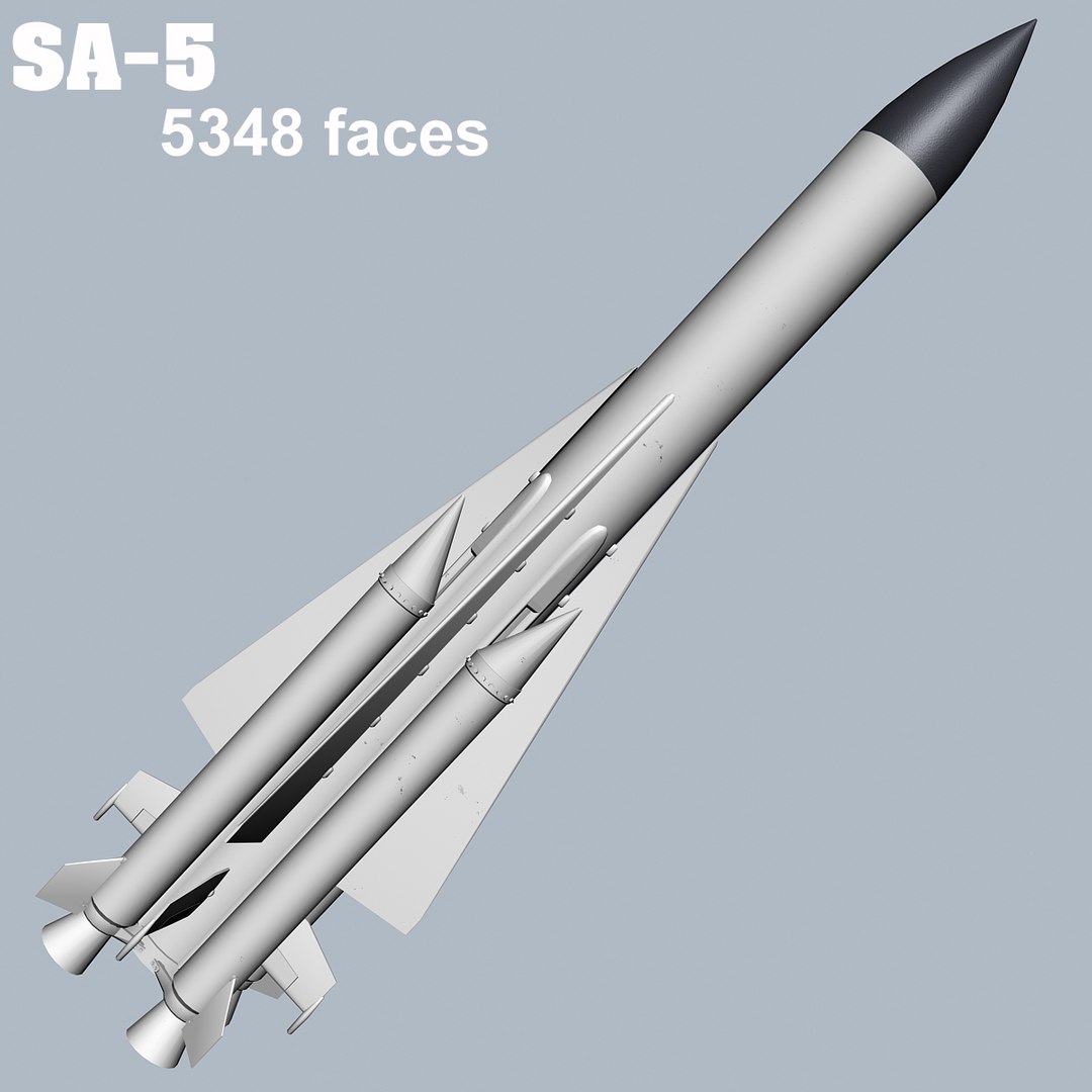 Missiles Russian Sam 3d Model