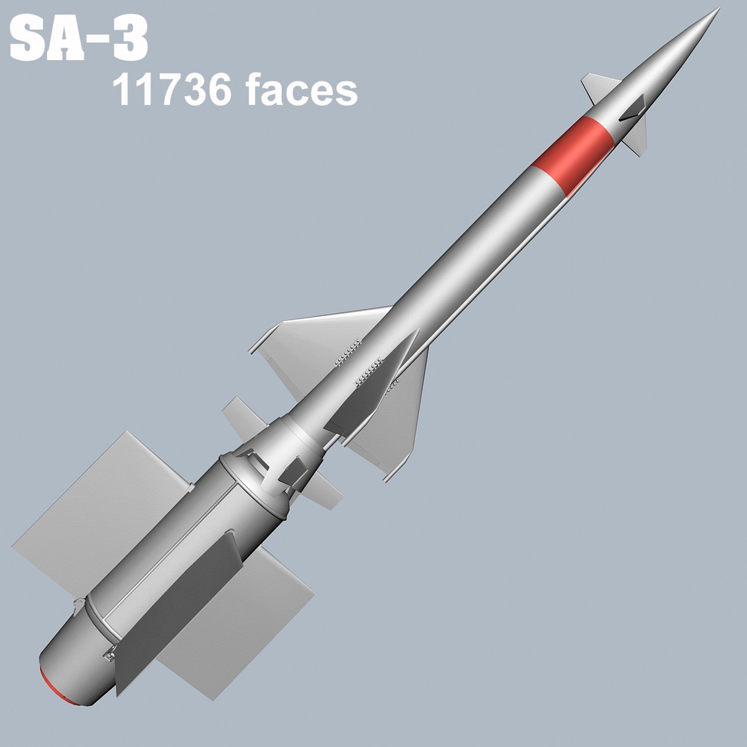 Missiles Russian Sam 3d Model