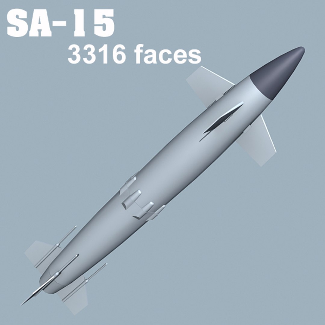missiles russian sam 3d model