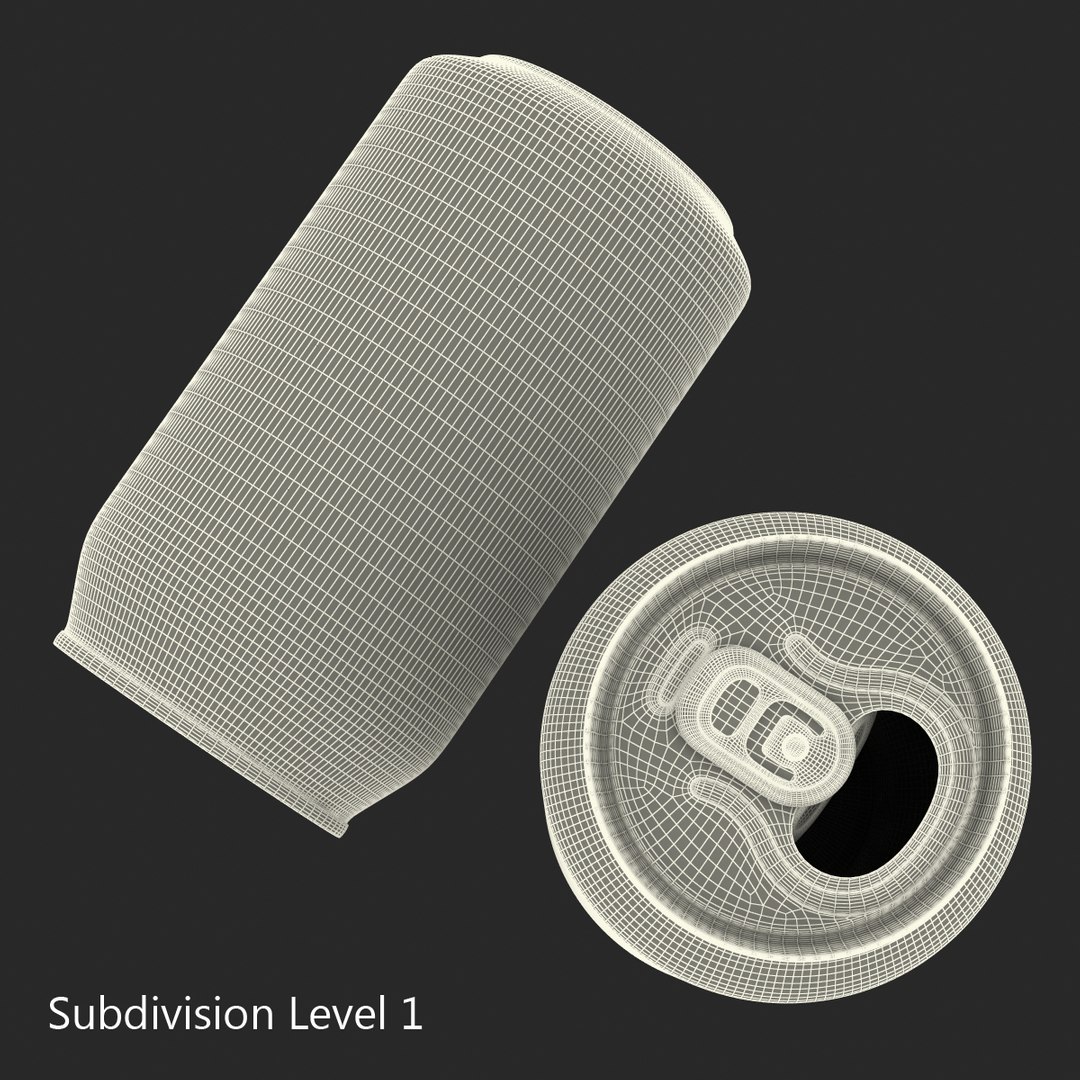 3d Model Open Beer Modeled