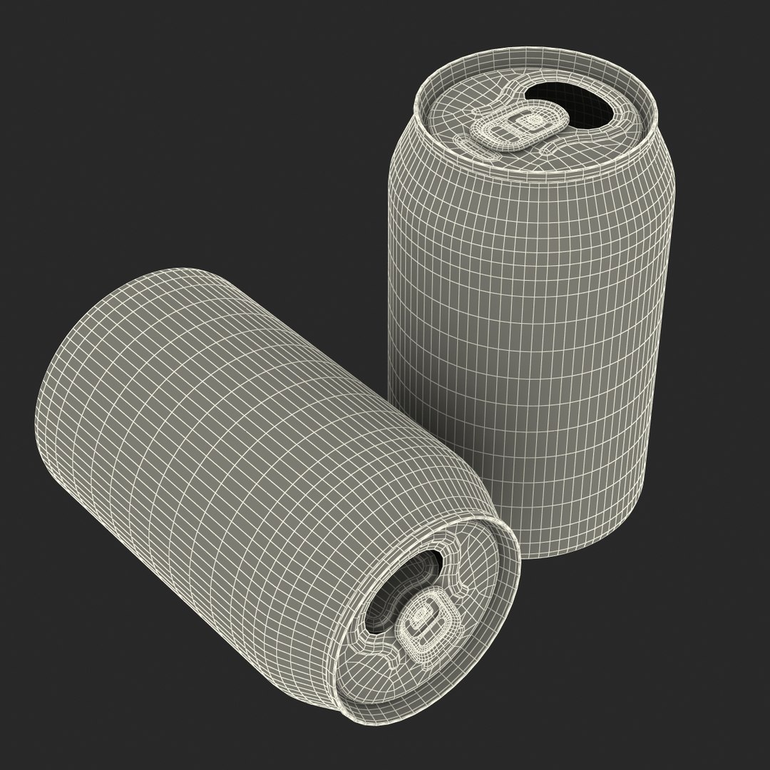 3d model open beer modeled