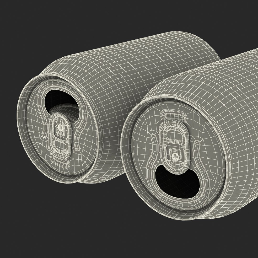 3d model open beer modeled