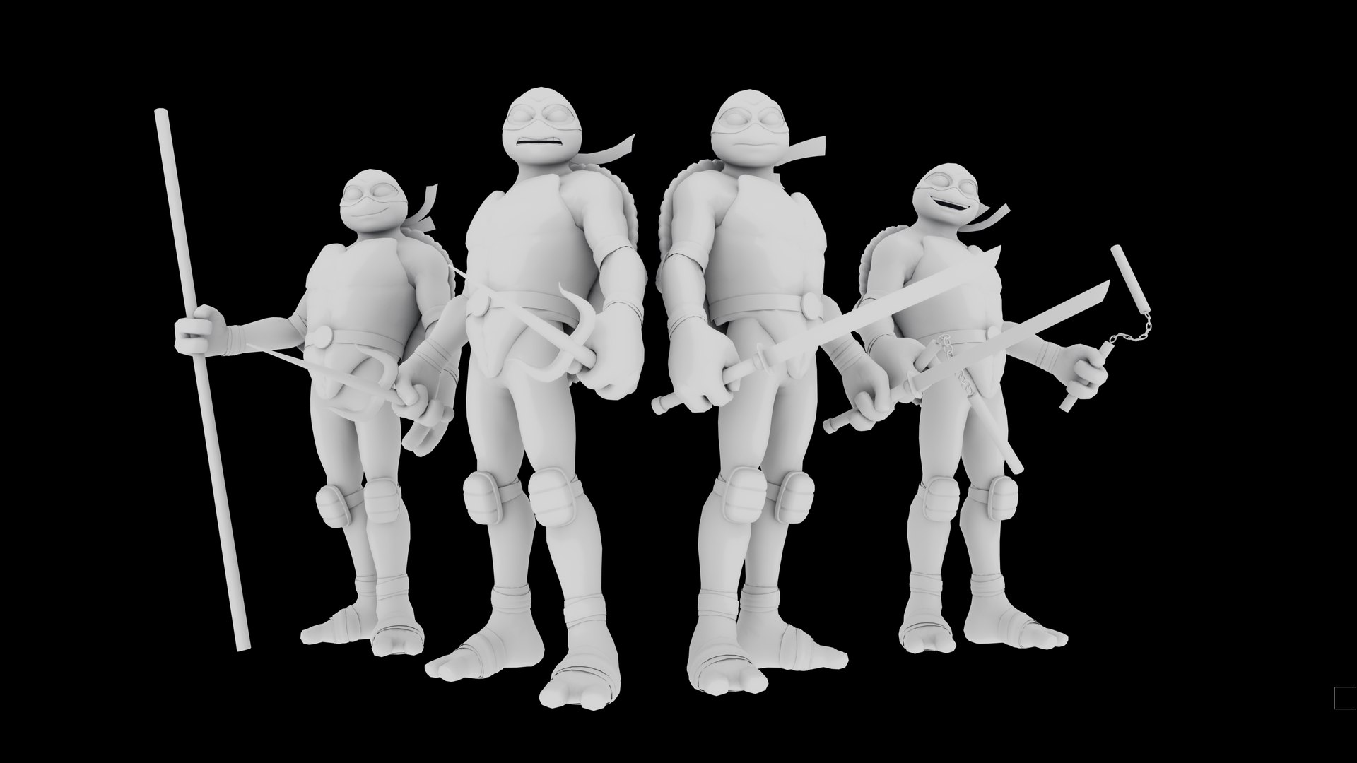 Teenage Mutant Ninja Turtles 3D Model - TurboSquid 2040058