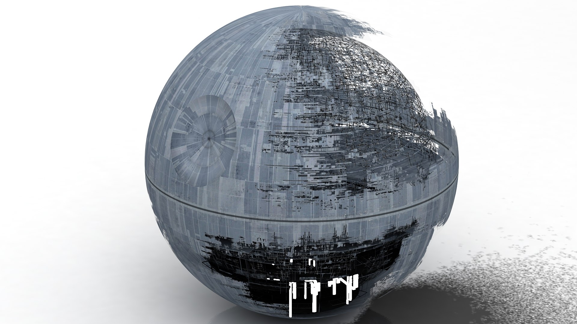 Station Space Star Death Model - TurboSquid 1624518