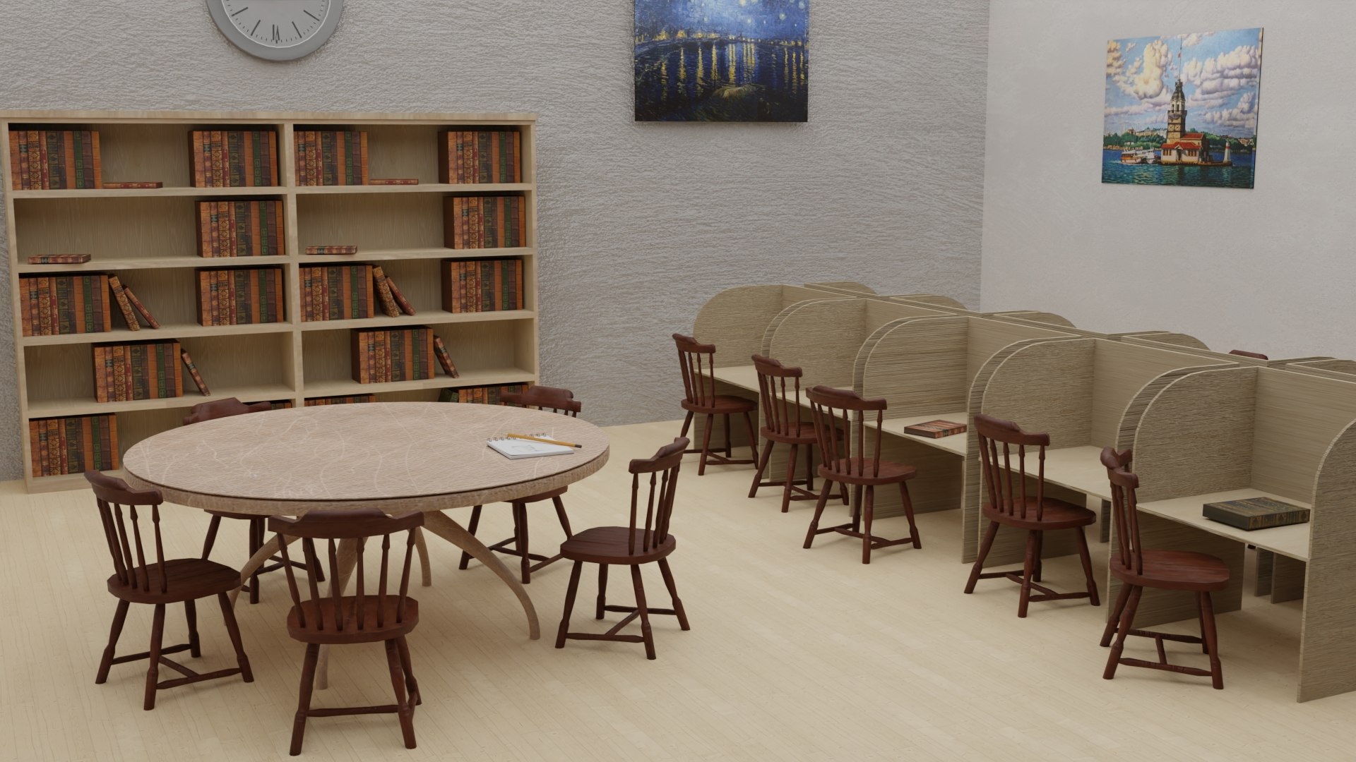 Study Room 3D - TurboSquid 1730175