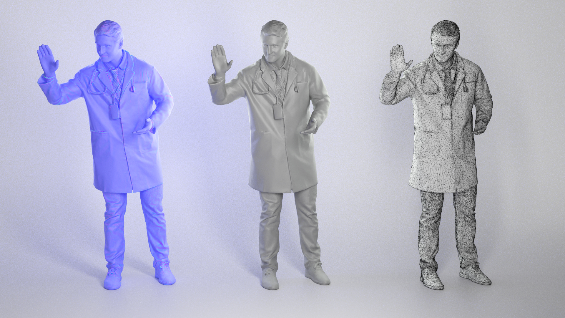 3D doctor model - TurboSquid 1683579