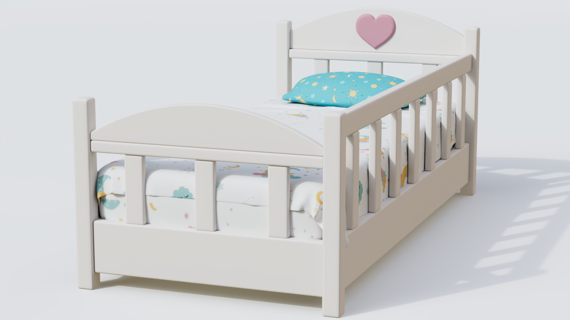 3D Bed 01 - TurboSquid 2373620