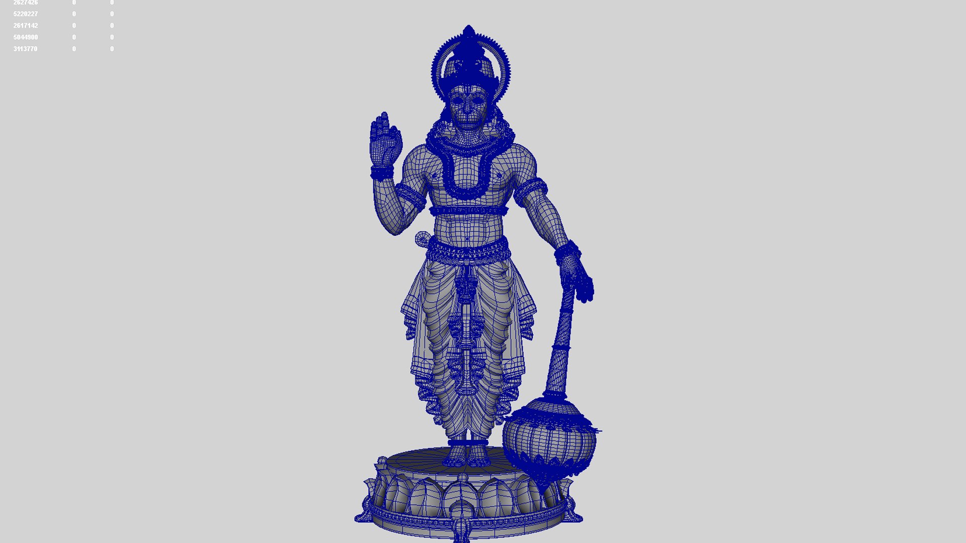 God Hanuman 3D Model - TurboSquid 1761332