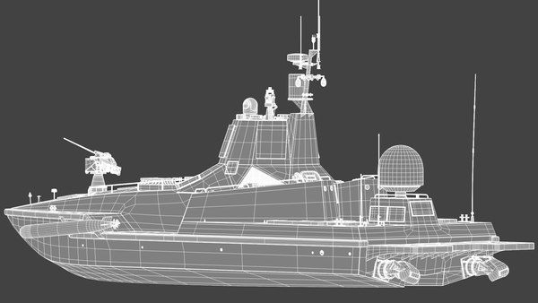 PLAN JARI-USV 미니 이지스 구축함 3D 모델 - TurboSquid 1839392