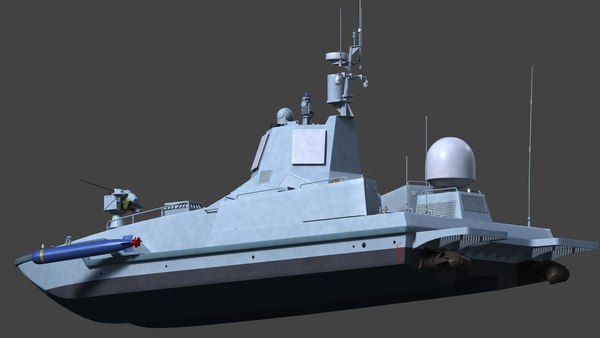 PLAN JARI-USV 미니 이지스 구축함 3D 모델 - TurboSquid 1839392