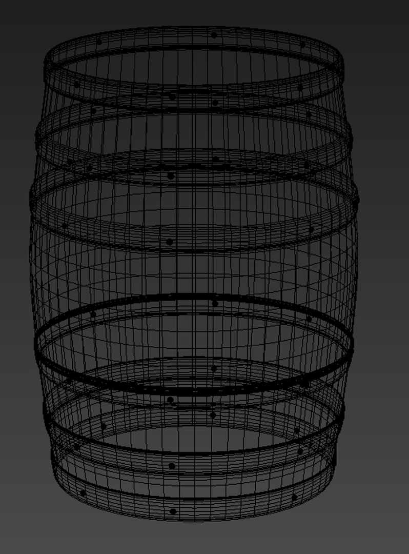 Wooden Barrel Model - TurboSquid 1221942
