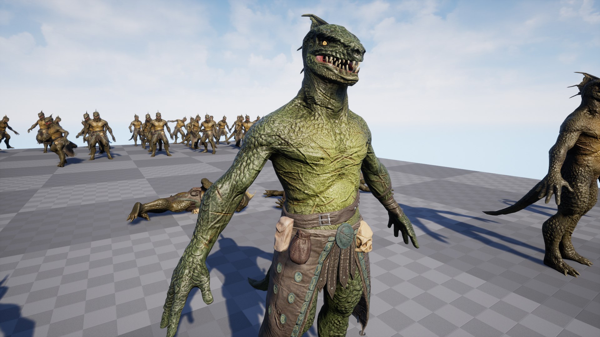 Lizardman Barbarian Model - TurboSquid 2189155