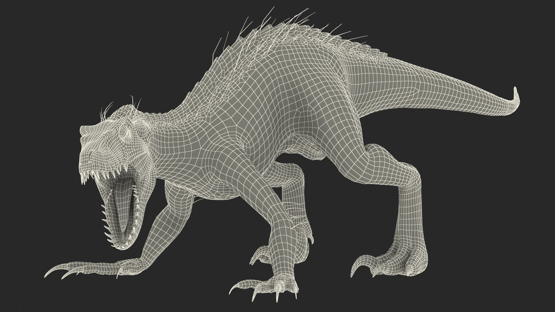 Indoraptor Attacking Pose 3D model - TurboSquid 1884904