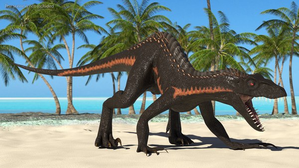 modelo 3d Postura de ataque de Indoraptor - TurboSquid 1884904
