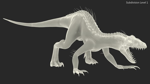 Indoraptor Attacking Pose 3D model - TurboSquid 1884904