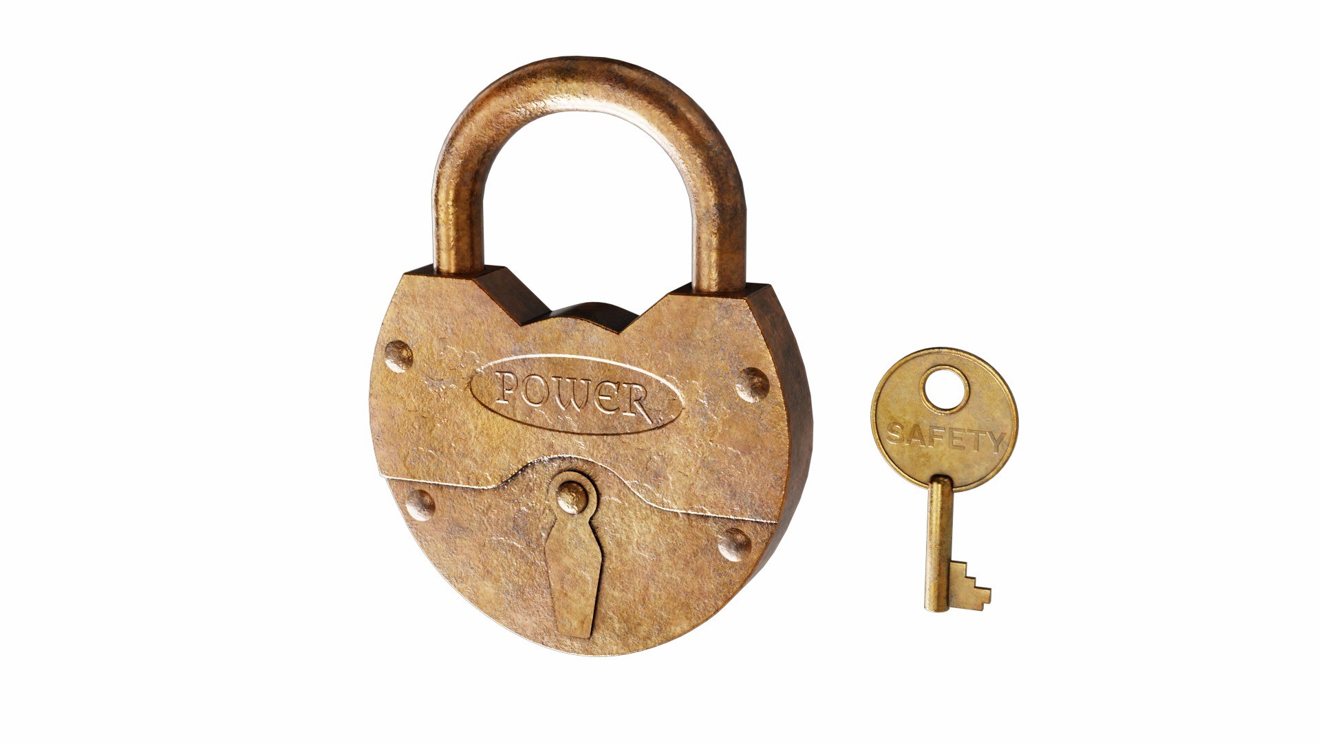 Padlock 3D - TurboSquid 1910477