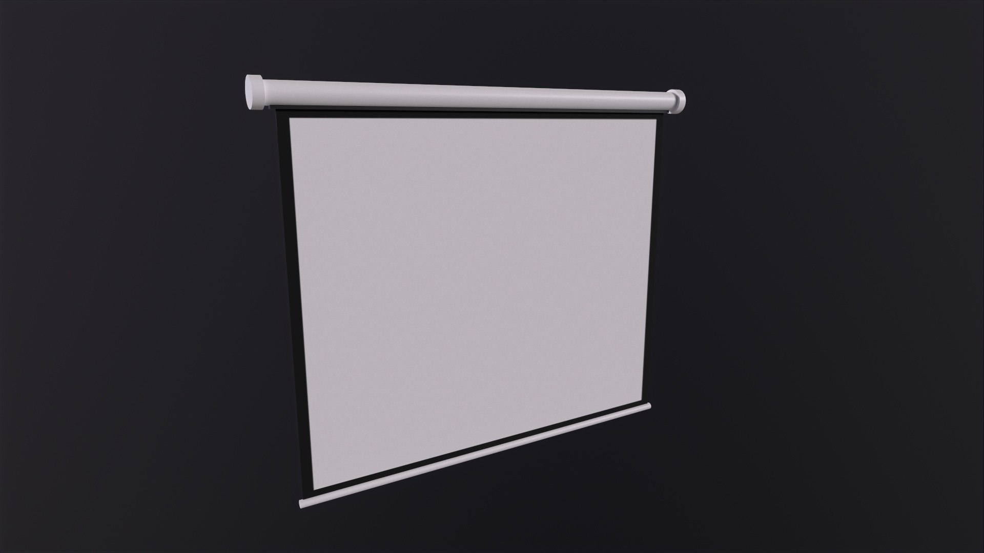 Projector Screen 3D - TurboSquid 2143612