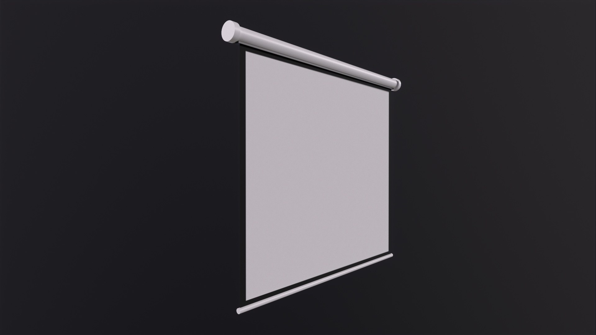 Projector Screen 3D - TurboSquid 2143612