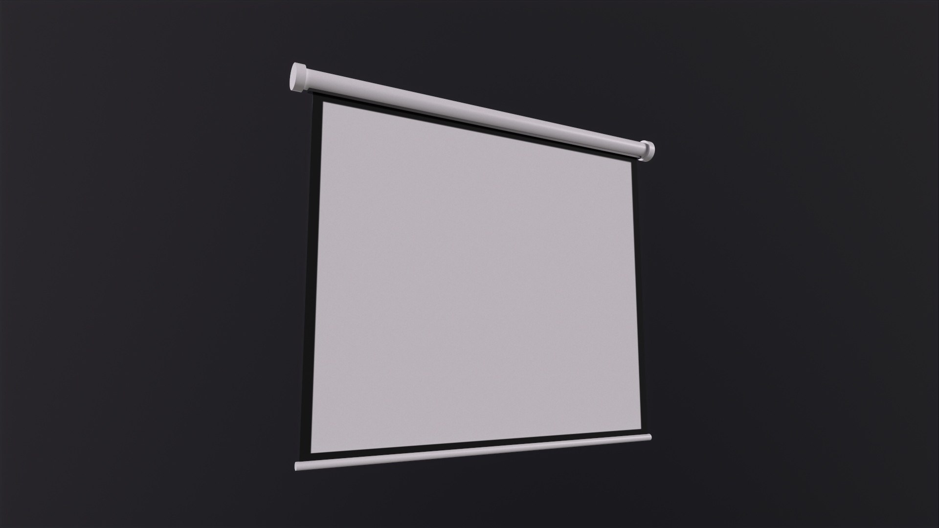 Projector Screen 3D - TurboSquid 2143612