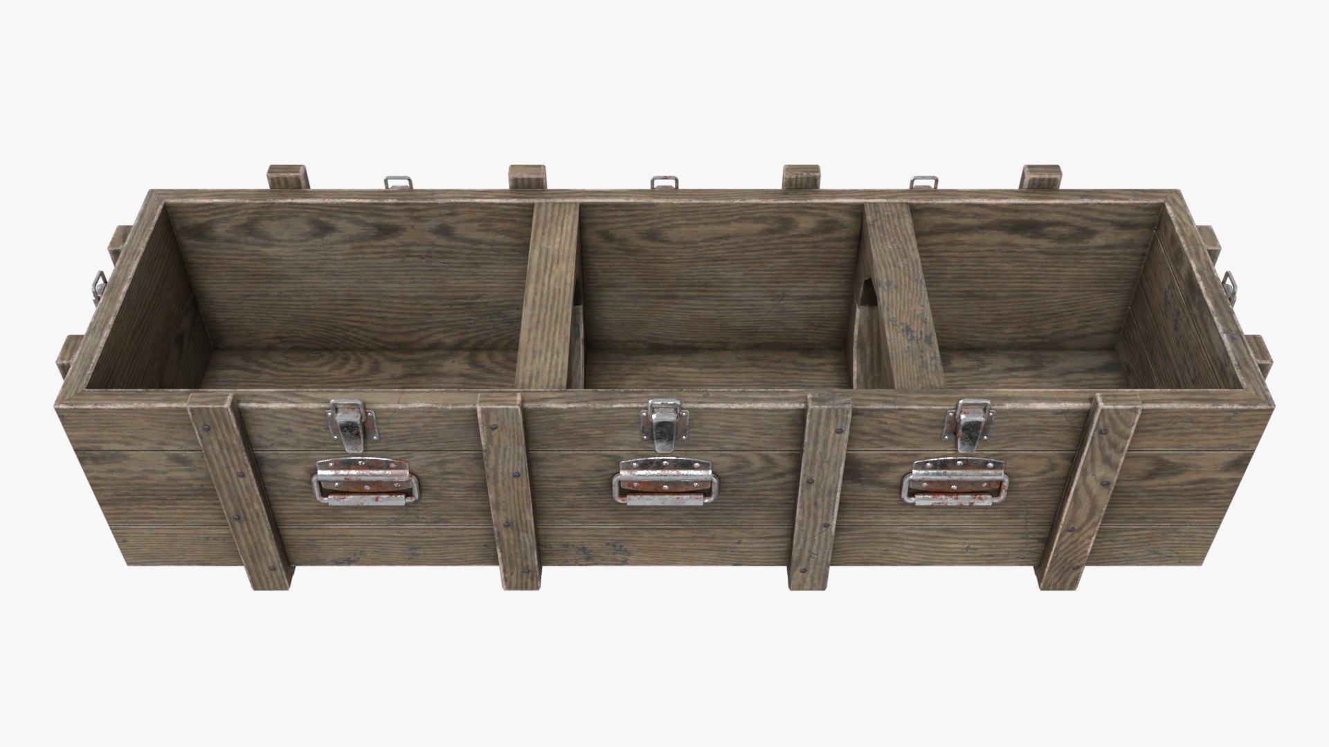 Bomb Transportation Box Crate WW2 Low-poly 3D Model 3D Model ...