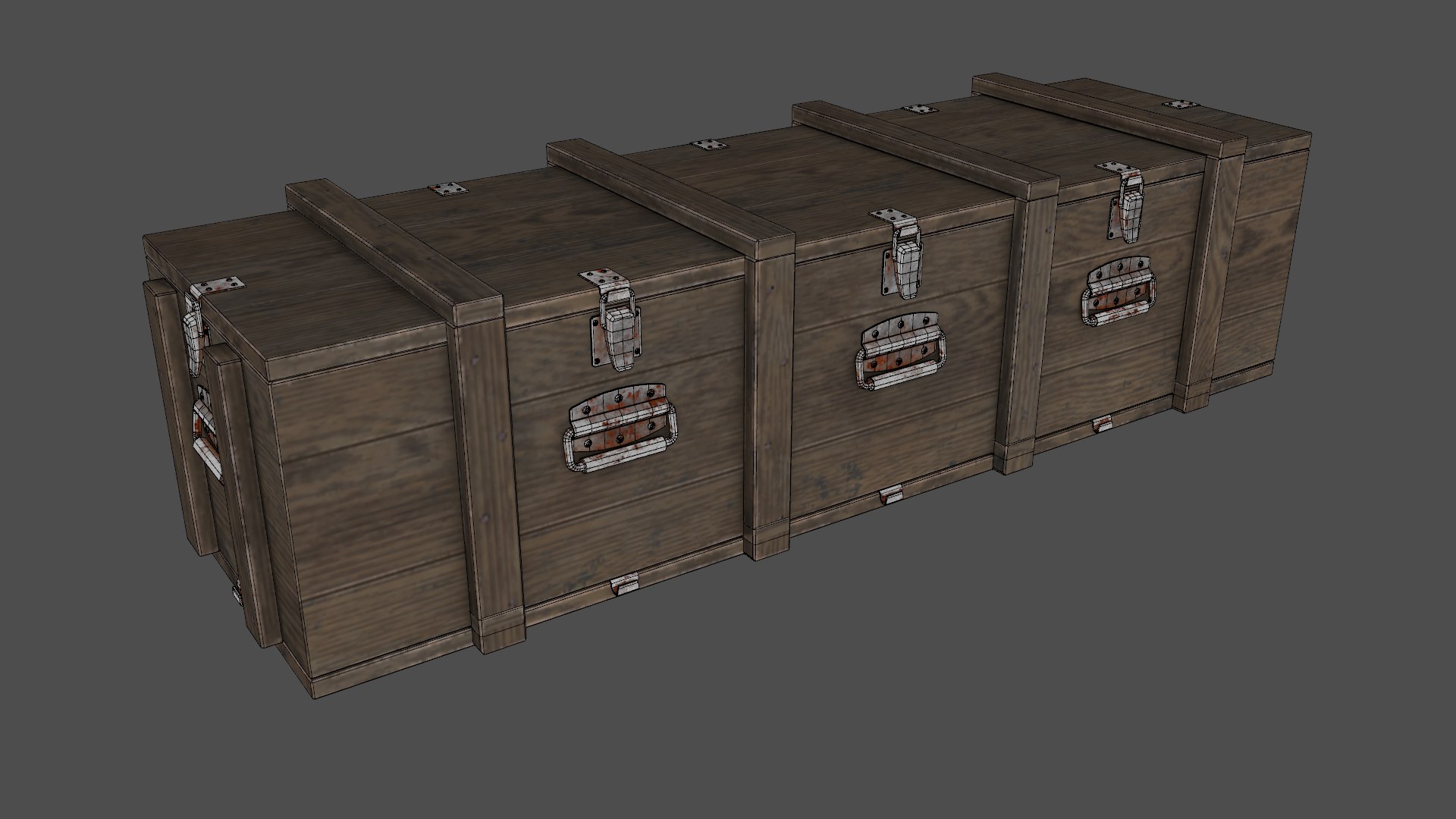 Bomb Transportation Box Crate WW2 Low-poly 3D Model 3D Model ...