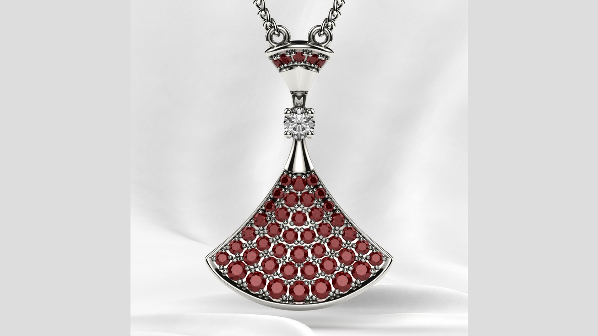 High Jewelry Luxury Gold Necklace 3D Model - TurboSquid 1897059