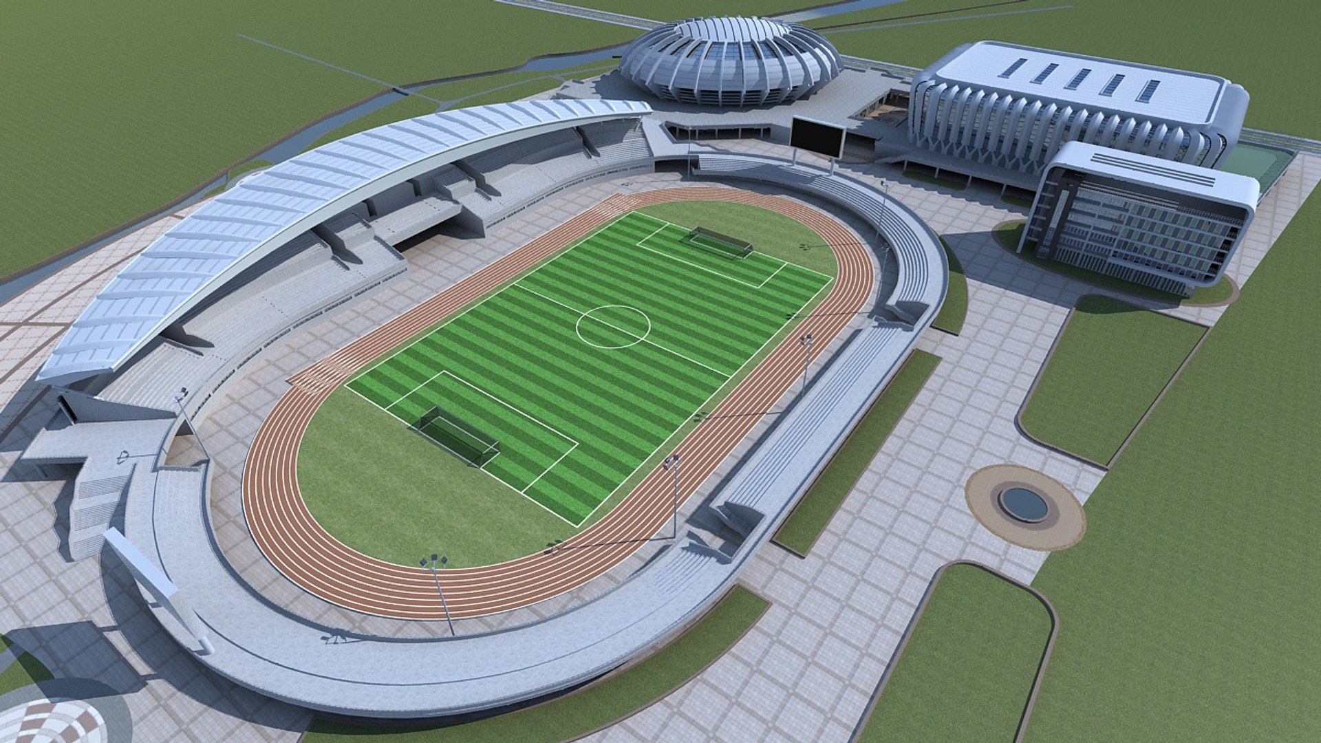 3D Stadium 2 - TurboSquid 2072637