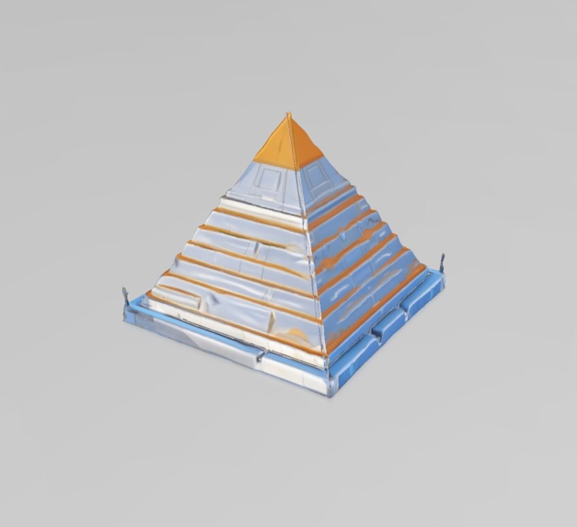 Ancient Egypt Pyramid - Chibi Cartoon Cel Shading Style 3D - TurboSquid ...