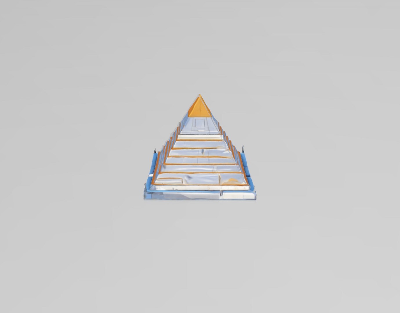 Ancient Egypt Pyramid - Chibi Cartoon Cel Shading Style 3D - TurboSquid ...