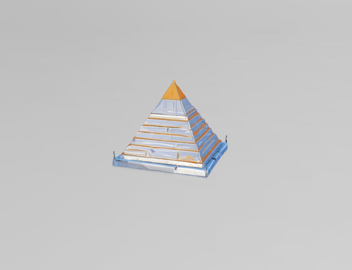 Ancient Egypt Pyramid - Chibi Cartoon Cel Shading Style 3D - TurboSquid ...