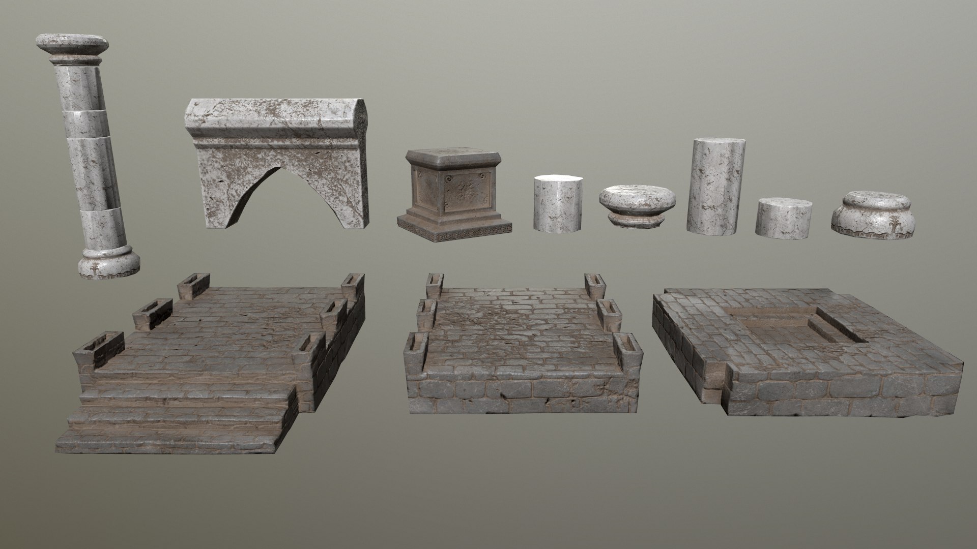 3D Altar Set - TurboSquid 1753980