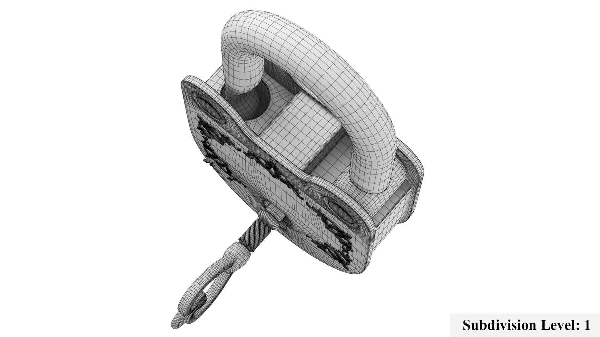 Real Padlock Key Model - TurboSquid 1481921