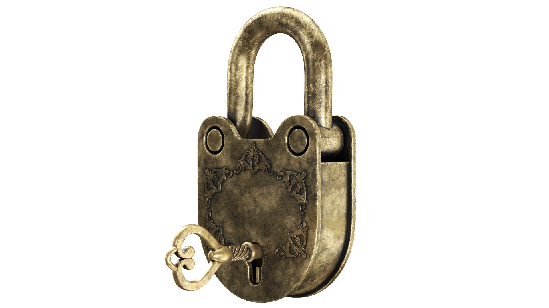 Real Padlock Key Model - TurboSquid 1481921