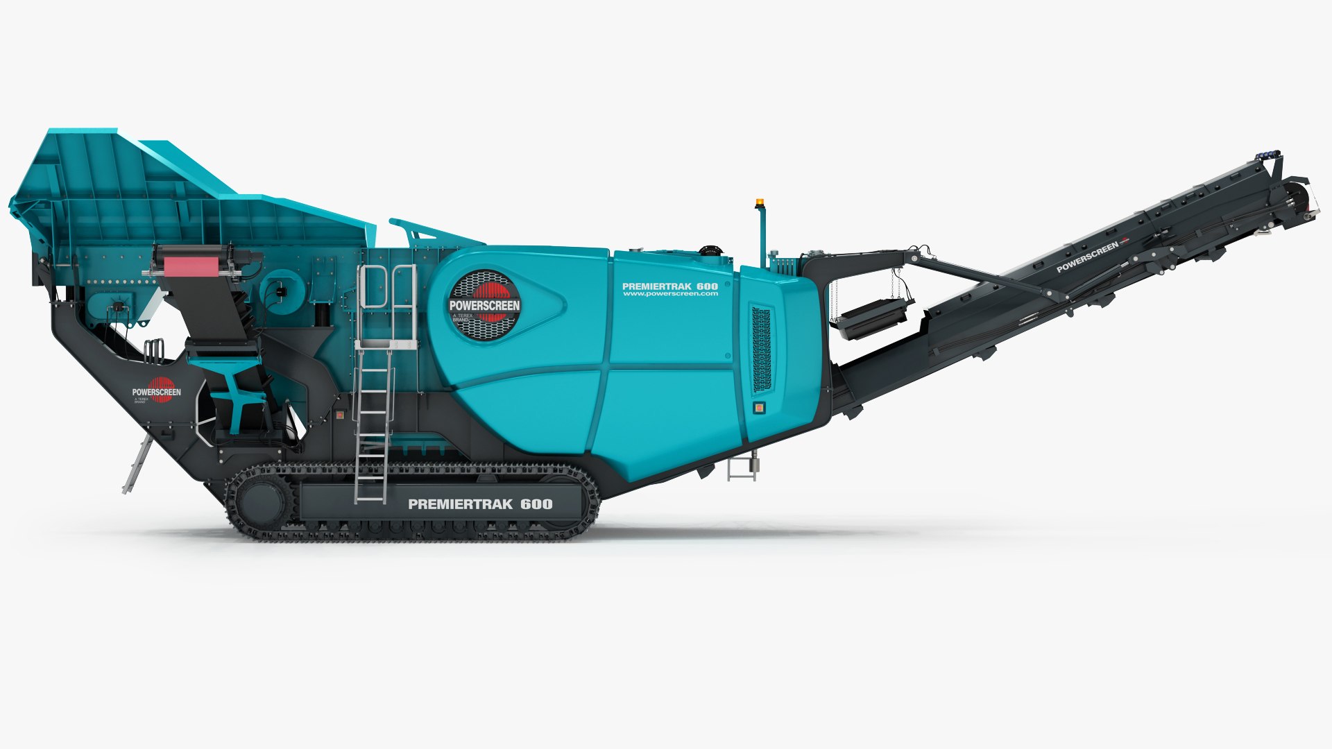 3D model Jaw Crusher Powerscreen PREMIERTRAK 600 - TurboSquid 2048206