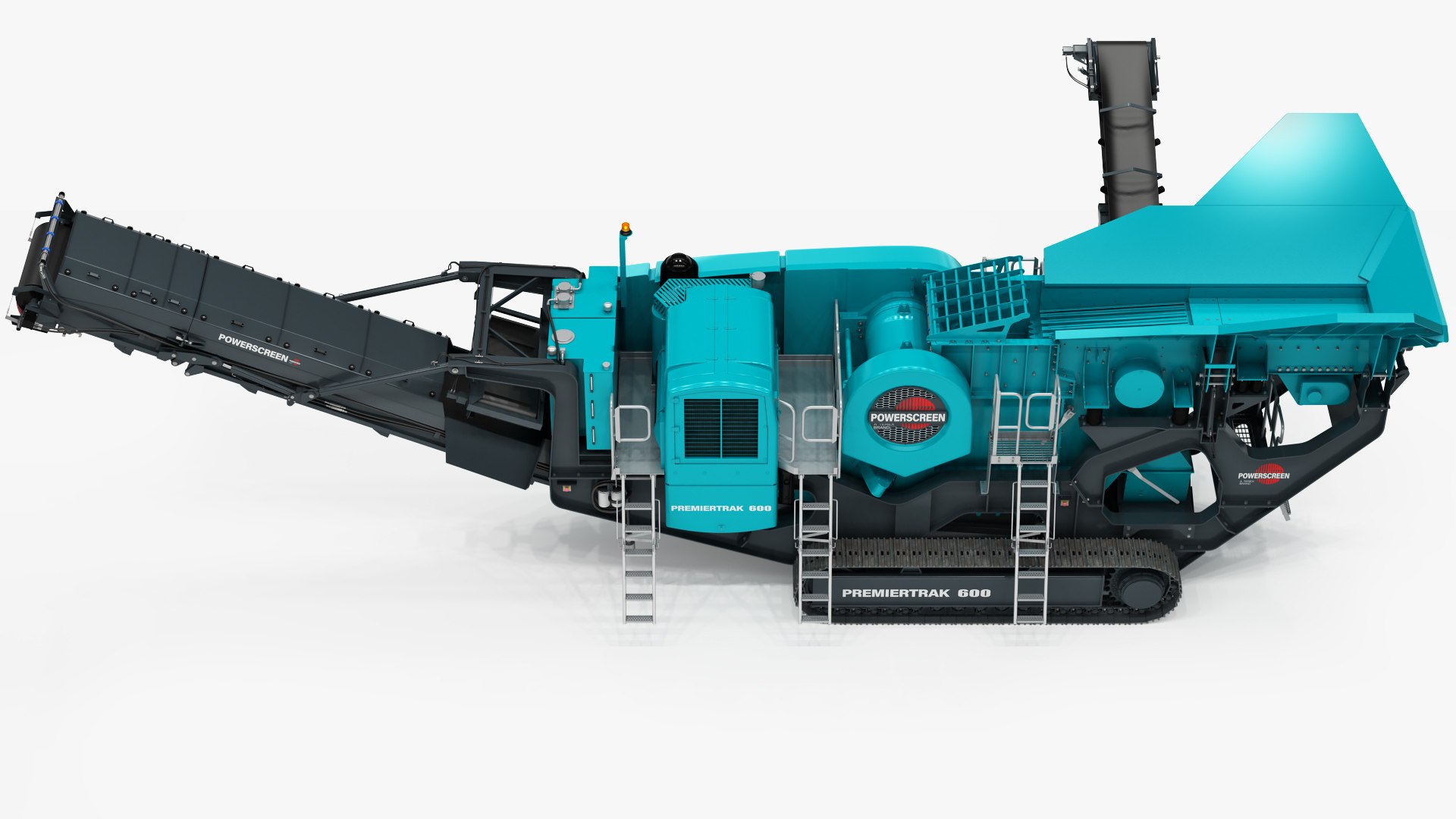 3D model Jaw Crusher Powerscreen PREMIERTRAK 600 - TurboSquid 2048206