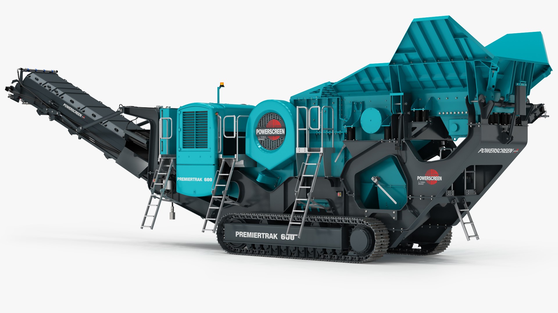 3D model Jaw Crusher Powerscreen PREMIERTRAK 600 - TurboSquid 2048206