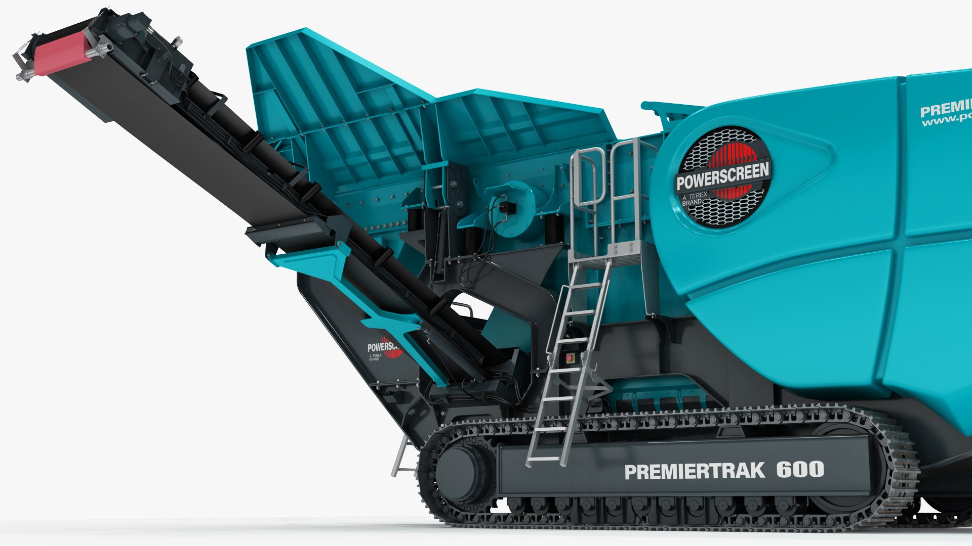 3D model Jaw Crusher Powerscreen PREMIERTRAK 600 - TurboSquid 2048206