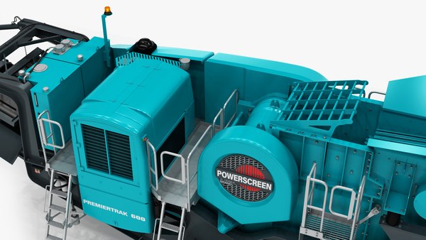 modelo 3d Jaw Crusher Powerscreen PREMIERTRAK 600 - TurboSquid 2048206
