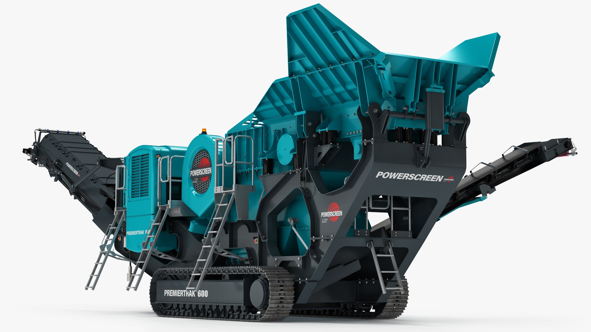 3D model Jaw Crusher Powerscreen PREMIERTRAK 600 - TurboSquid 2048206