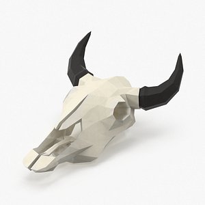 Download Free & Premium Cow Skull 3D Models | TurboSquid