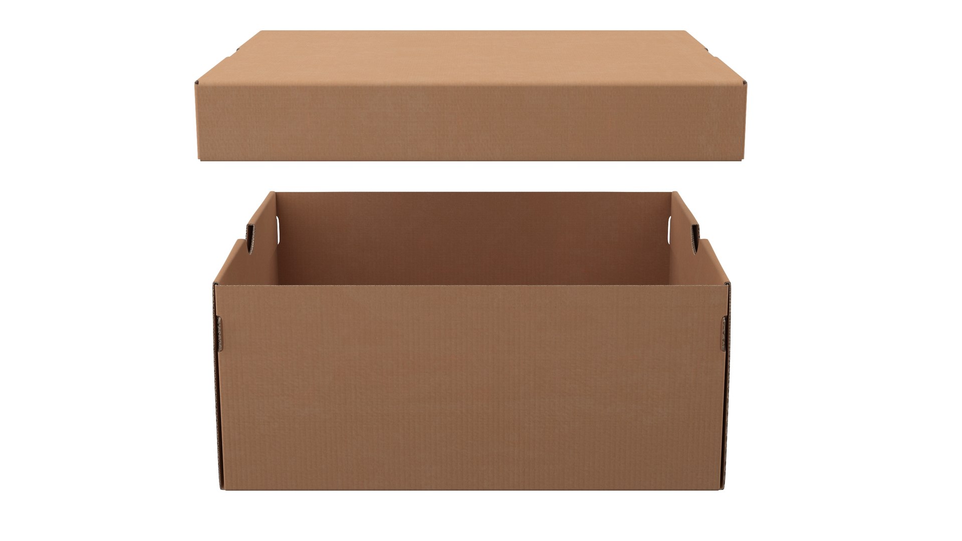 Cardboard Box 3D Model - TurboSquid 2158210