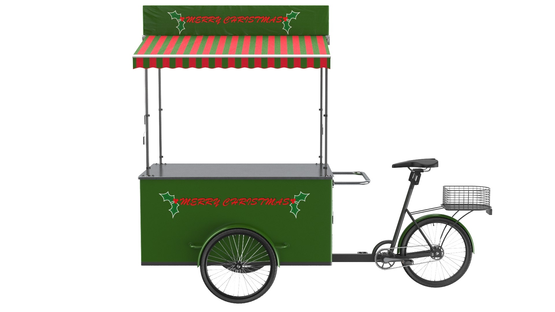 Empty Christmas Candy Cart 3D Model - TurboSquid 1991180
