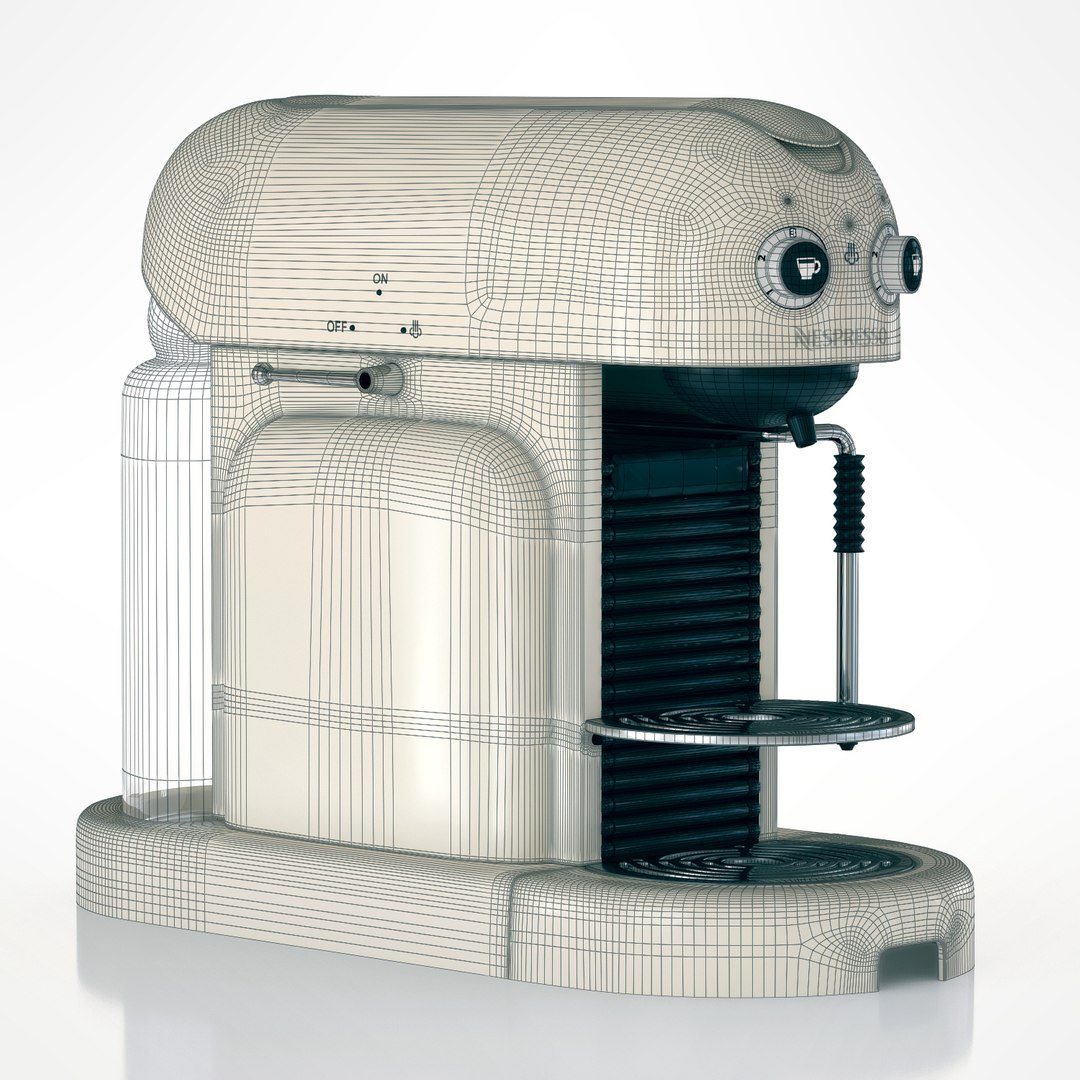 Nespresso Delonghi En 450 3d Model