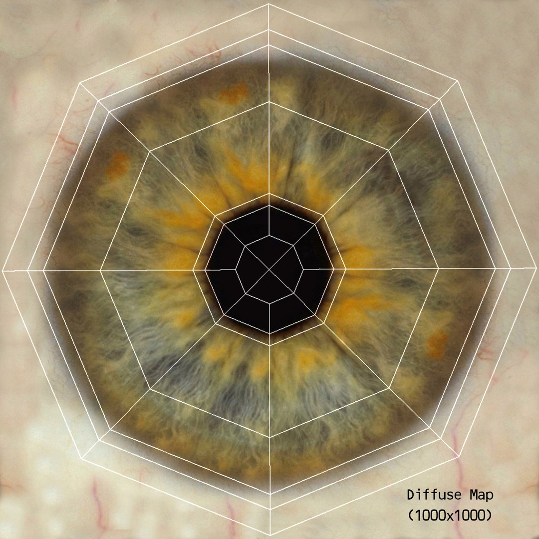 Max Realistic Human Eye Iris