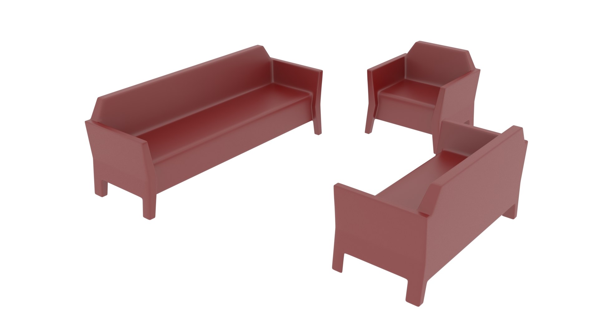 3D model ROTATIONAL MOLDING CHAIR - TurboSquid 2032062